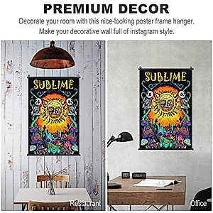 SAUSN Sublime Trippy Hippie Sun Wall Hanging Scroll Poster 16'' X 24'' Decor Artwork Painting Wall Art Print For Living Room Bedroom Home Fans Gift, 16''x24''
