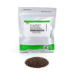 Chia Seeds - 4 Oz. Resealable Bag - Use for Indoor Gardening, Growing Microgreens & More - Micro Greens Salad Garden