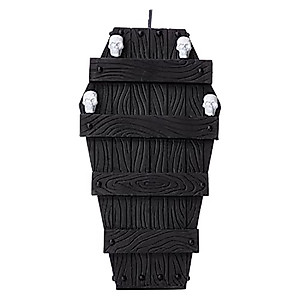 Candles Skull Coffin Skeleton Candle R.I.P. 7x5 Inches Burns 12 Hours! Spooky Decorations & Decor - Skull & Bones Goth Candles - Decor Spooky Horror Gift Gothic Gift