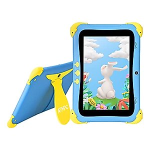 ATMPC 8 inch Tablet for Kids Android 11 Kids Tablet, 2.1GB RAM 32GB ROM, 2.4G WiFi, with Protective, Preinstalled Parental Control Children Education Toddler Tablet, GMS Certified YouTube Netflix