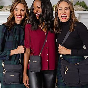 Baggallini womens Modern Everywhere Bag, Black W/ Gold Hardware, One Size US