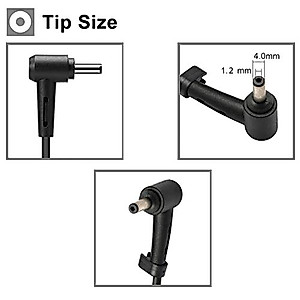 45W AC Adapter Laptop Charger for Asus UX360C Q304U X553M Q302L Q405U Q504UA Q406DA S200E S531FA UX305 UX305F UX310U UX330U UX410 X541N X541NA X542UA X540S X540SA Q200E C202SA Power Supply Cord