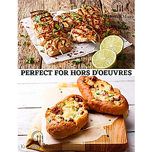 Kitchen RMore Burger Patty Paper 1000 Pcs - Hamburger Wax Paper to Separate Frozen Pressed Patties BBQ - for Easy Release from Burger Press Patty Maker - for Origami and Patty Paper Geometry Math