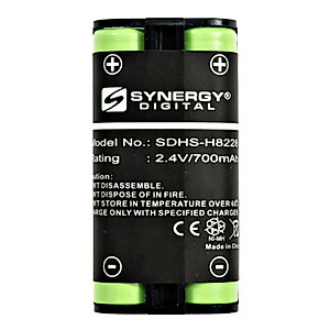 Synergy Digital Wireless Headset Battery, Compatible with Sony BP-HP800-11 Wireless Headset Battery (Ni-MH, 2.4V, 700mAh)