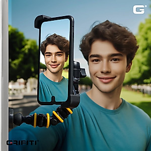 GRIFITI Nootle Recon 5 Flex Arm Leg Magnetic Foot Mini Ball Head Camera Mount Stand Magnetic Foot 6 Inch Flexible Mini Ball Head Attaches to Steel or Other Magnet Surfaces