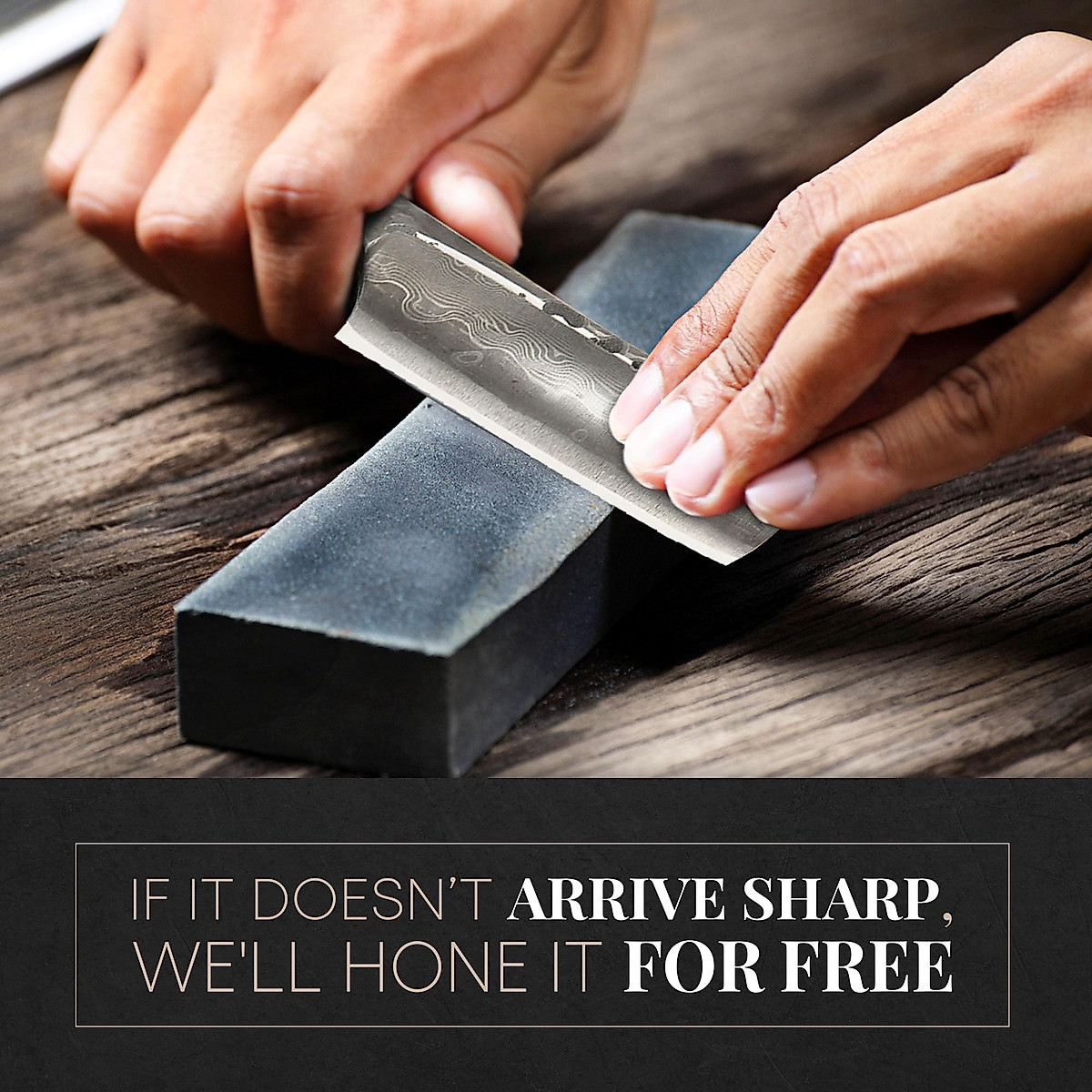 Damascus Straight Razor Kit - Shave Ready Straight Razor, Damascus Steel Straight Edge Razor, Walnut + Steel Straight Razor For Men, Brush, Strop, Soap, Complete Straight Razor Shaving Kit, Great Gift