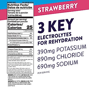 Pedialyte Electrolyte Solution, Strawberry, 16.9 fl oz