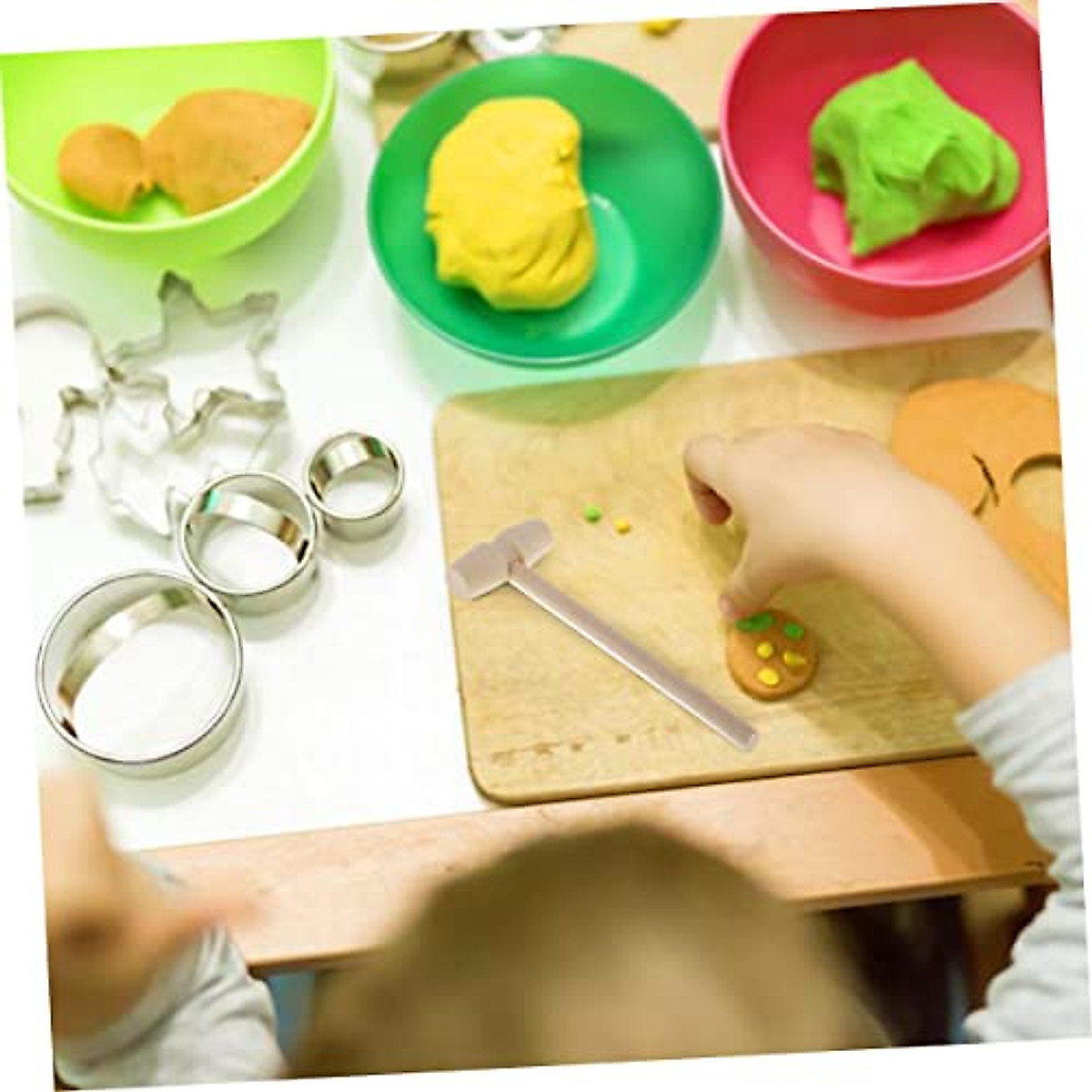 Crab Mallet 100 pcs Tool Props Multitool Double DIY Chocolate Stick Breakable for Tools Wood Creative Oval Multi- Toy Hammers Cake ing Wooden Decorating Seafood