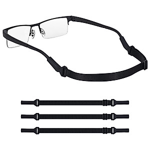 DZDY Sports glasses Non slip rope Adjustable glasses strap Glasses fixing strap Glasses feet anti slip rope Glasses for adults, children, sunglasses Glasses