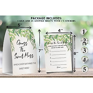 Guess The Sweet Mess - Dirty Diaper game,Baby Shower Games Guess The Sweet Name That Poo/gs014A