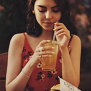 CIUNOFOR Bracelet for Women and Men Silver Gold Rose Gold Cable Inspired Antique Stainless Steel Twisted Cuff Bangle Adult Jewelry (Gold)