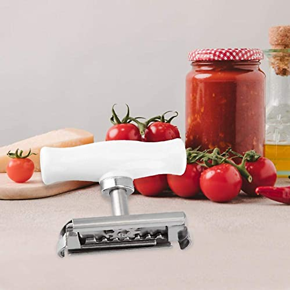 Jar Opener Adjustable Stainless Steel Can Openers Lid Remover Twist Off Screw Bottle Opener Kitchen Gadgets Energy-Saving for Arthritis Seniors Chilrens Women