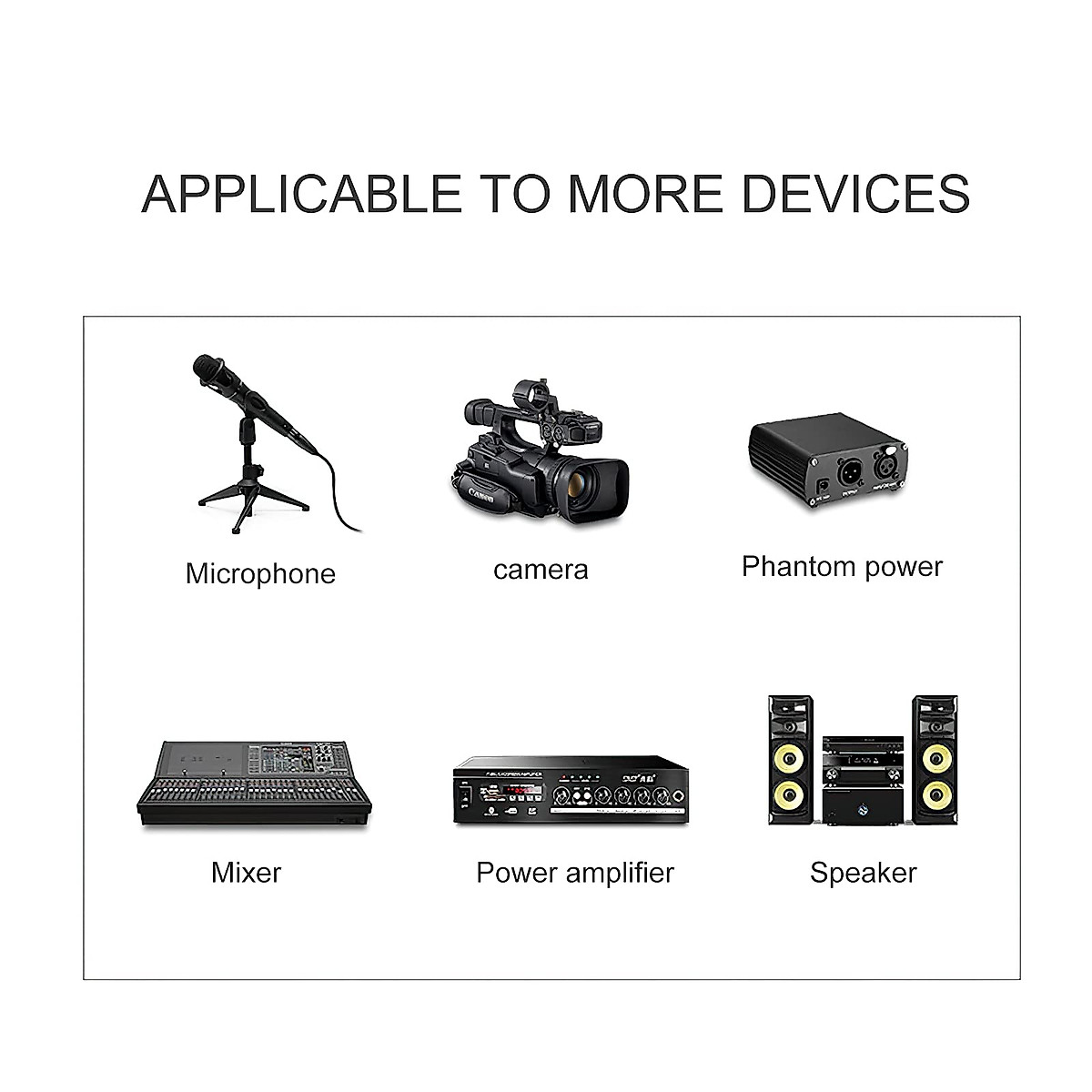 MAD OWL 3 Pin XLR Cables Male Female XLR Patch Cable, XLR Cable Microphone Wire Extension Connectors for Stage Lights DMX Signal Connection（ 4Pack 10ft/ 3m）