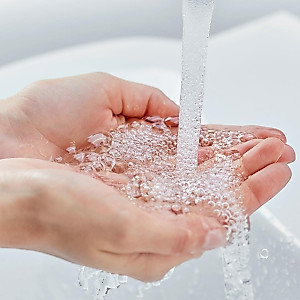 KPAIDA Bathroom Faucets, 3 Hole Bathroom Sink Faucet Brushed Nickel 8 inch Widespread Bathroom Faucet, 2 Handle Faucet for Bathroom Sink Vanity with Pop Up Drain