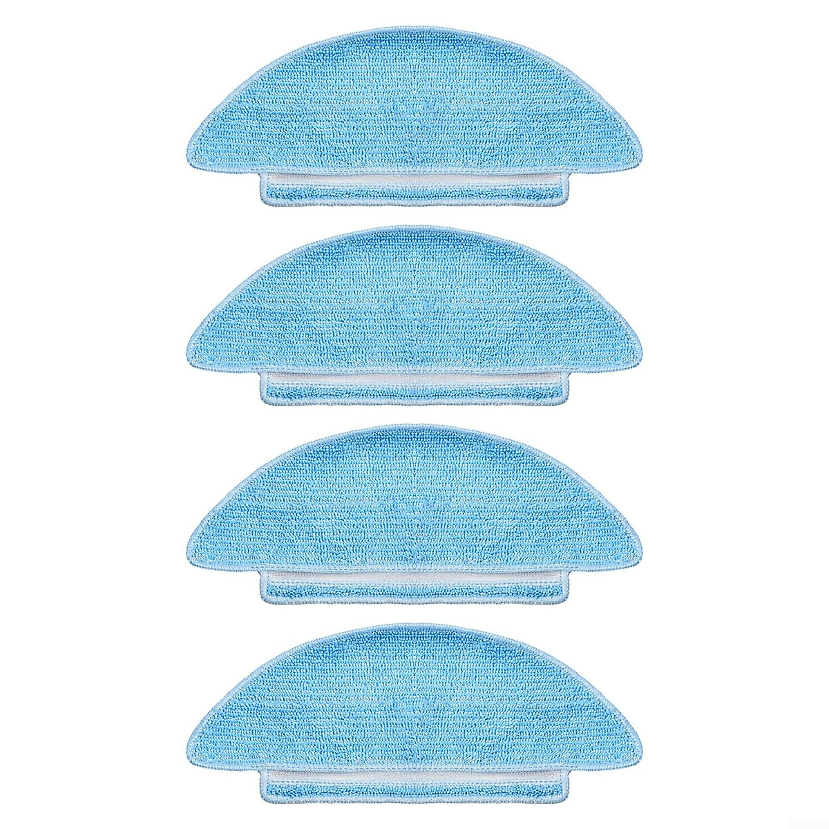 Replacement Vacuum Mop Cloth Pads For Tikom L9000, for Lubluelu SFor L60D,SFor L61 Robot Washable Cleaning Cloth(4 PACK)