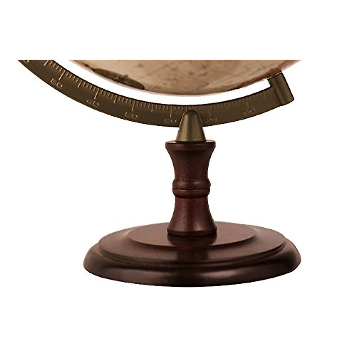 Replogle Superior- Bronze Metallic Desktop World Globe, Raised Relief (12"/30cm diameter) made in USA