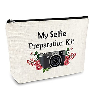 Photography Lover Gifts Makeup Bag Photography Gifts Camera Cosmetic Bag Graduation Christmas Birthday Gifts for Friend Sister Photographer Photography Lover Inspirational Gifts Travel Makeup Bag