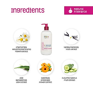 Nature's Baby Conditioner and Detangler, Formulated for Problem and Sensitive Skin, No Sulfate or Artificial Fragrances, Lavender Chamomile, 16 Oz