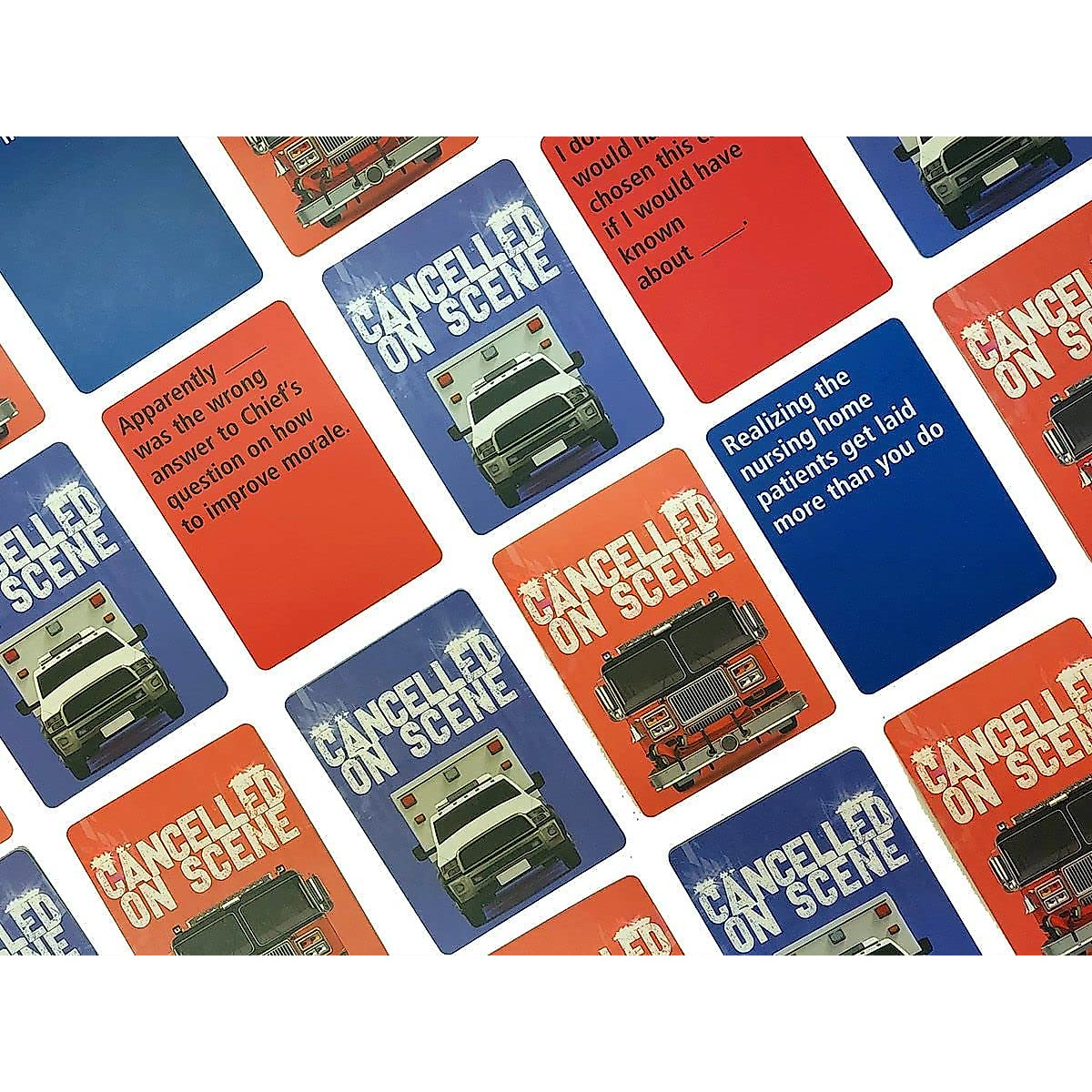 Cancelled On Scene Card Game - Adult Game Night - Gift for EMS, Firefighters, First Responders, & Health Care Workers - Group Paramedic Board Game