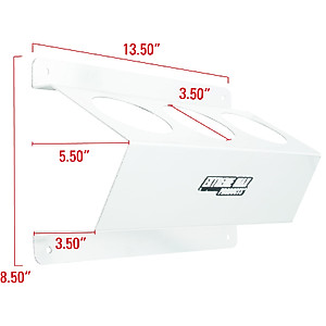Extreme Max 5001.6254 Wall-Mount Aluminum Aerosol Storage Shelf for Enclosed Trailer Shop Garage Storage - 3-Can Capacity, Silver