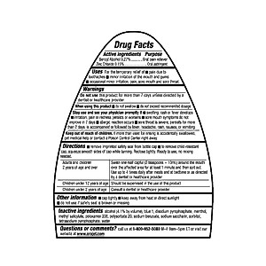 Orajel Toothache Rinse, Analgesic Astringent, Soothing Mint, 16 fl oz