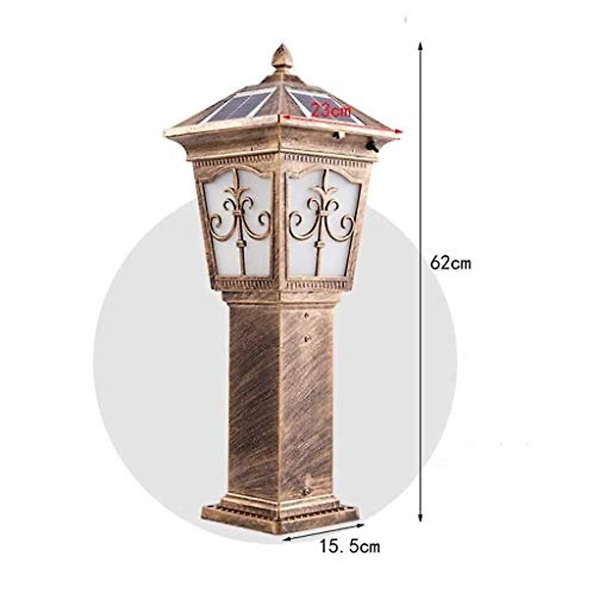SPNEC Solar Garden Light, European-Style Garden Led Home Outdoor Garden Waterproof Grass Lamp