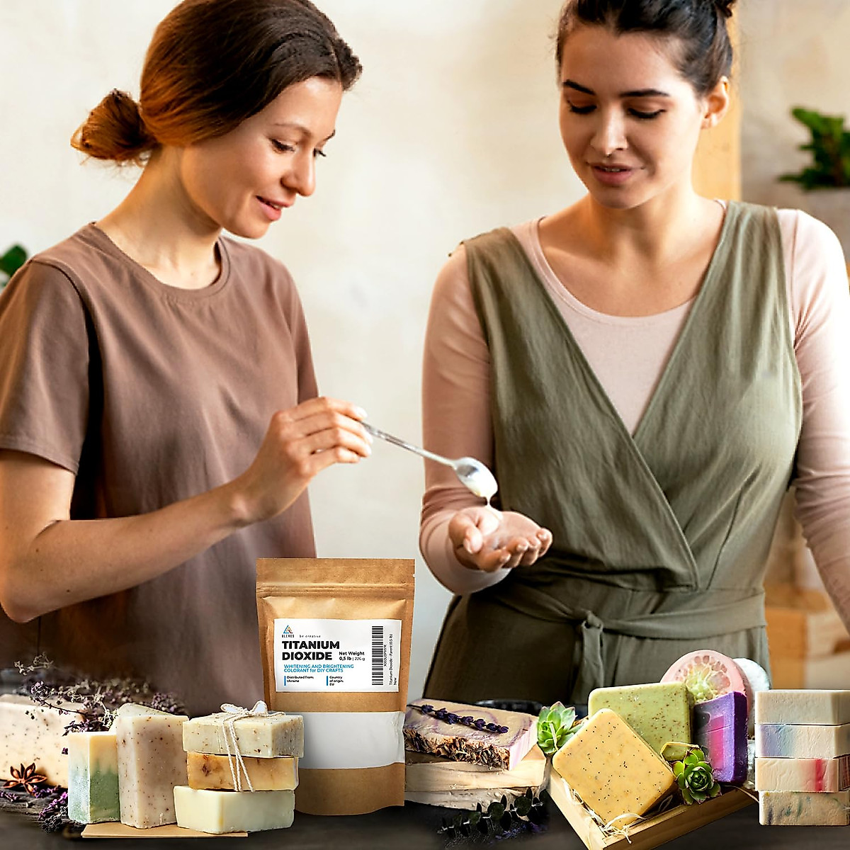 Titanium Dioxide 0.5 Lb - Pure Titanium Dioxide for Soap Making - Whitening Colorant for DIY and Crafts - Titanium Dioxide Powder - Titanium Dioxide for Soap