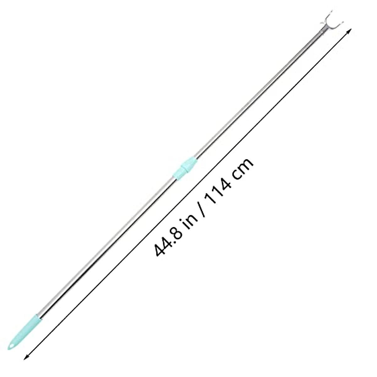 BUGUUYO Stainless Steel Telescopic Rod Retractable Clothesline Clothing Racks for Home Metal Coat Hanger Clothes Hook Reach Stick Telescoping Clothesline Pole Clothes Drying Supplies Elder