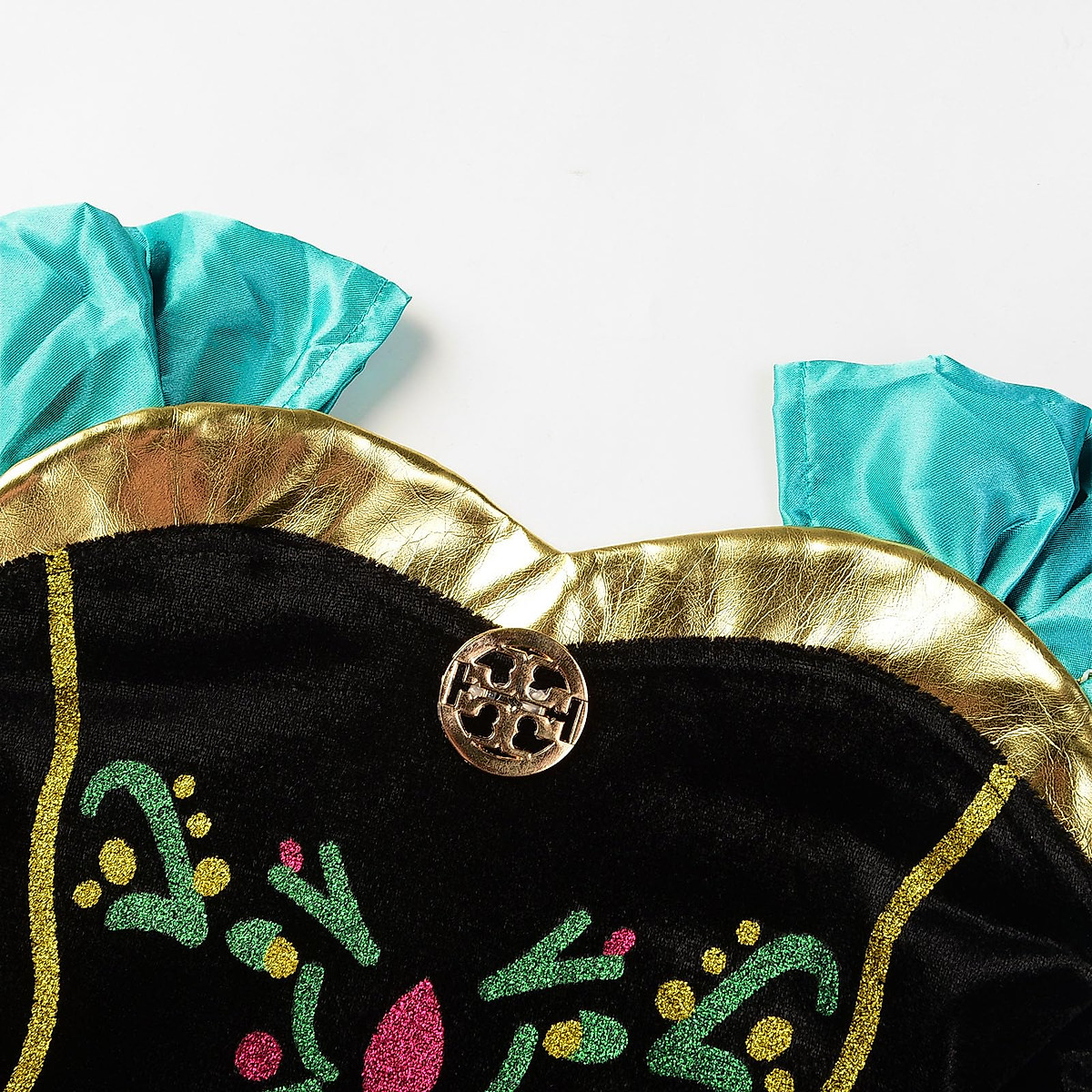 JerrisApparel Girls Princess Costume Snow Party Halloween Cosplay Fancy Dress (7, Green with Accessories)