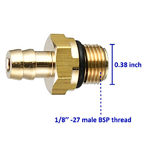 RIDGE WASHER Compatible Chemical Injector Set for Pressure Washer, Pressure Washer Replacement Accessories for 203640GS 190593GS 190635GS