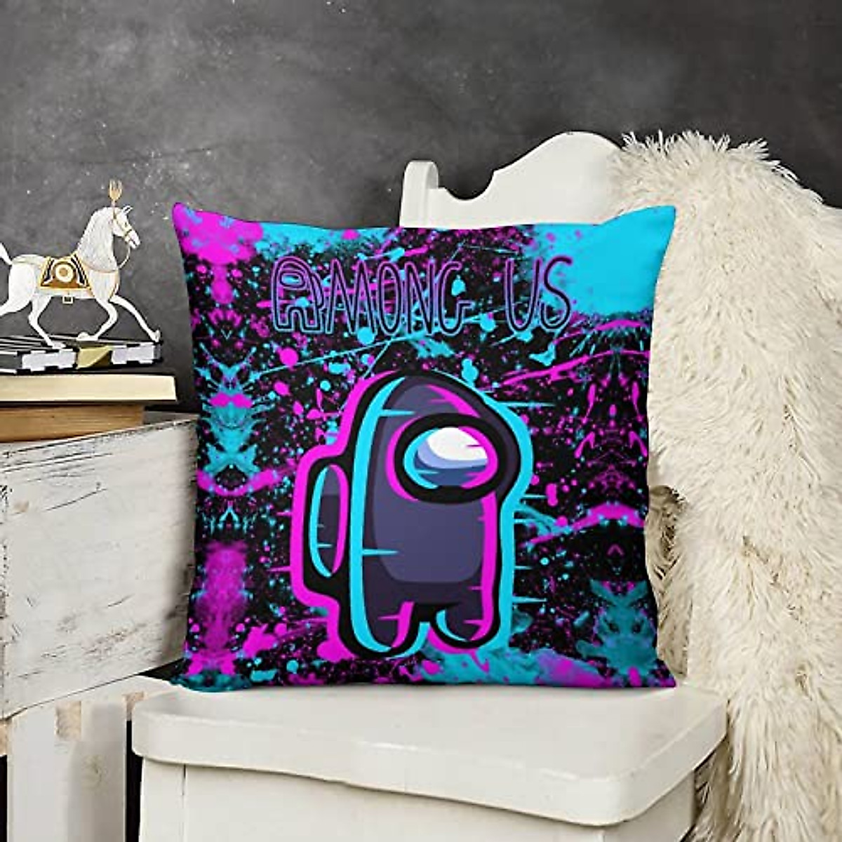 Fleece Throw Blanket Pillow Case Blanket Set Soft Cozy Flannel Throw Blanket Fluffy Bed Throws Couch Sofa Fuzzy Blanket Throws 40x50 Inches