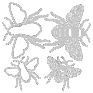 Sizzix Thinlits Die Set 4 Pack, Multicolor