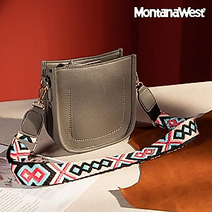 Montana West Small Crossbody Bag for Women Mini Classic Lightweight Bucket Purse,MWC-077AGY
