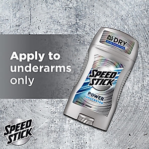 Speed Stick Men's Antiperspirant Deodorant, Unscented, 3 Ounce, 4 Pack
