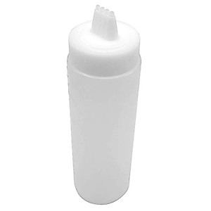 GARASANI 4 Hole Sauce Squeeze Condiment Bottles Dispenser (18oz - 530ml)