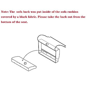 Changjie Furniture Small Loveseat Sofa Couch Upholstered Small Love seat Mini Sofa Couch for Bedroom Living Room (Light Gray)