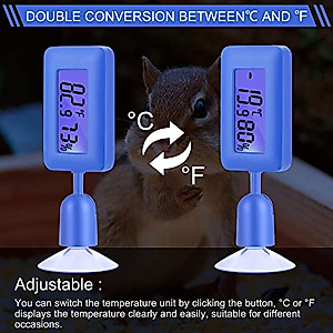 Reptile Thermometer,Reptile Thermometer and Humidity Gauge,Digital Reptile Thermometer and Hygrometer,