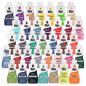 Rit Dye – 8 Oz. Liquid Fabric Dye for Clothing, Décor, and Crafts – Dark Brown (1 Pack)