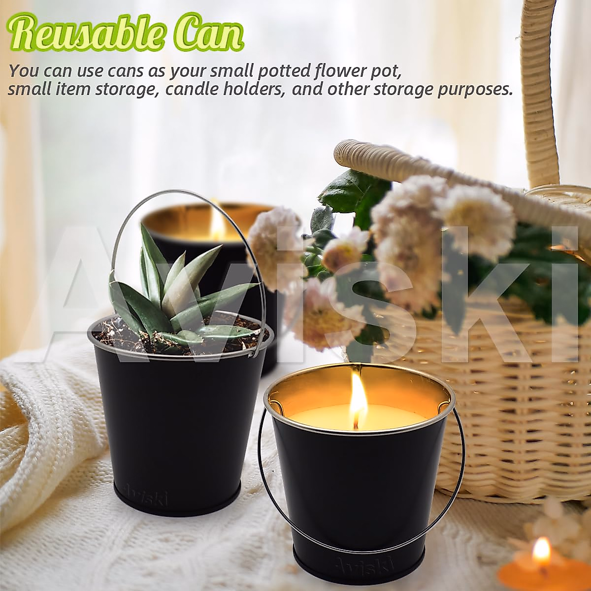 1 Pack Citronella Candle - Garden Citronella Scented Candles Outdoors, Up to 30 Hours Burning, Natural Soy Wax, Portable Jar Candle Gift Sets for Home Patio Yard Indoors, Balcony, Camping