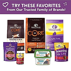 WHIMZEES by Wellness Rice Bone Natural Dog Dental Chews, Long Lasting Treats, Grain-Free, Freshens Breath, For Dogs 25-60 lbs, 9 count