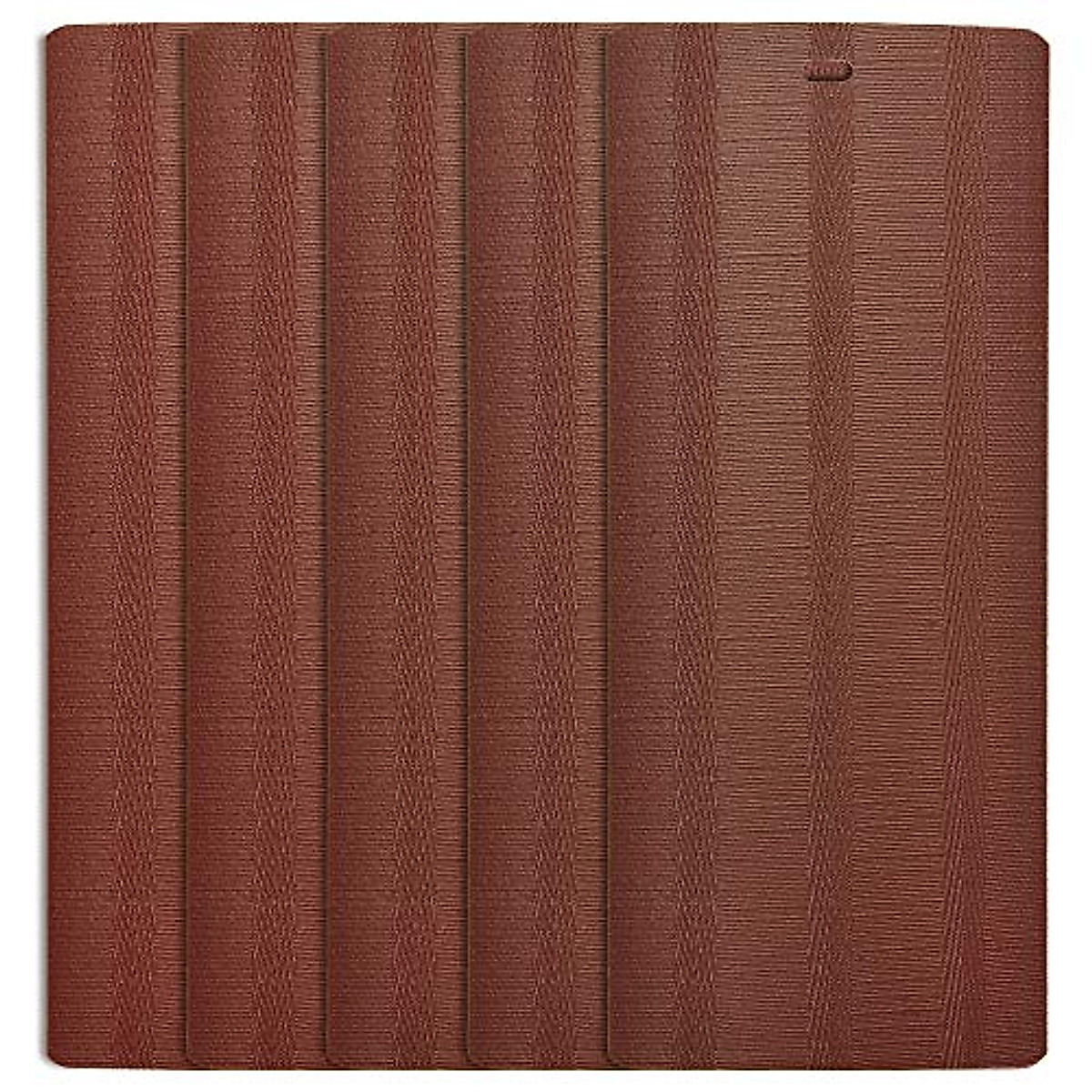 DALIX Barcelona Sangria Vertical Blind Texture Slats Sliding Door 82.5 Qty 5 Pack