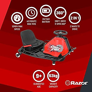 Razor Crazy Cart Black