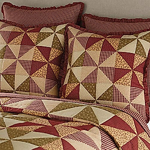 Park Designs Mill Village Patchwork Euro Sham