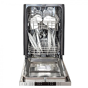 ZLINE 18 in. Top Control Dishwasher in Oil-Rubbed Bronze with Stainless Steel Tub and Traditional Style Handle