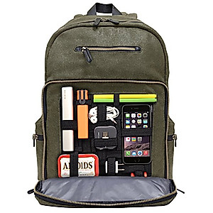 Cocoon MCP3404AG Urban Adventure 16" Backpack with Built-in GRID-IT!® Accessory Organizer (Army Green)