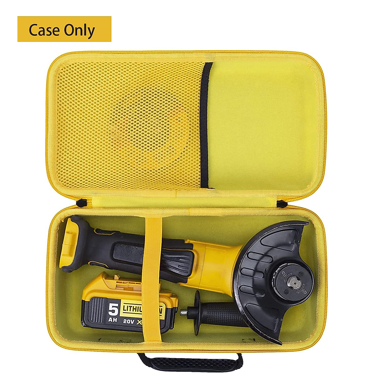 khanka Hard Tools Case Replacement for DEWALT 20V MAX Angle Grinder Tool (DCG413B), Case Only