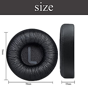 Aiivioll Replaceable Foam Headphone Cover Compatible with Tune 500(T500BT), Tune 450(T450), Tune600BTNC, TUNE510 (T510BT) Wireless Headphone (Wrinkled Leather Print, Black)