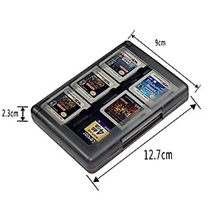 AMZXR 26-in-1 Game Holder Card Case with Fits up to 22 Games 2 SD Cards 2 Micro SD/TF Cards and 2 Stylus Pens for NEW 3DS / NEW 3DS XL / NEW 3DS LL / 3DS XL -white