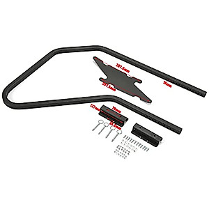 RV Handrail Compatible with Any Generation 3 Triple Or Quad Solid Step for 5th Wheel Rvs Travel Trailers Steel 3 or 4 Step Handrail