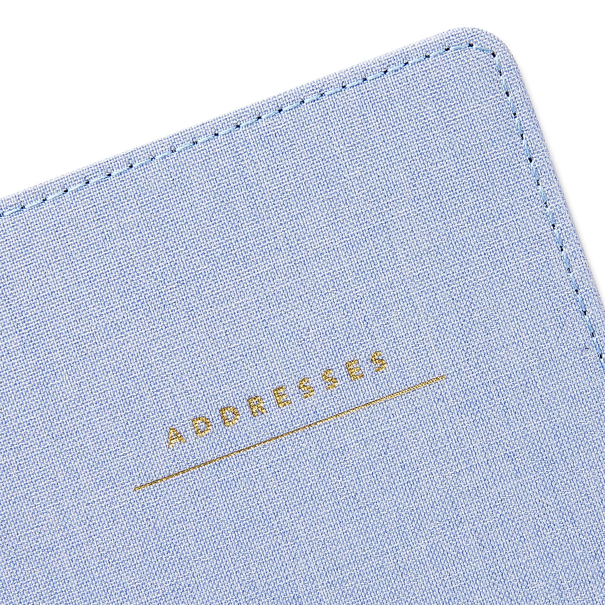 Hallmark Hardcover Address Book (Blue Chambray)